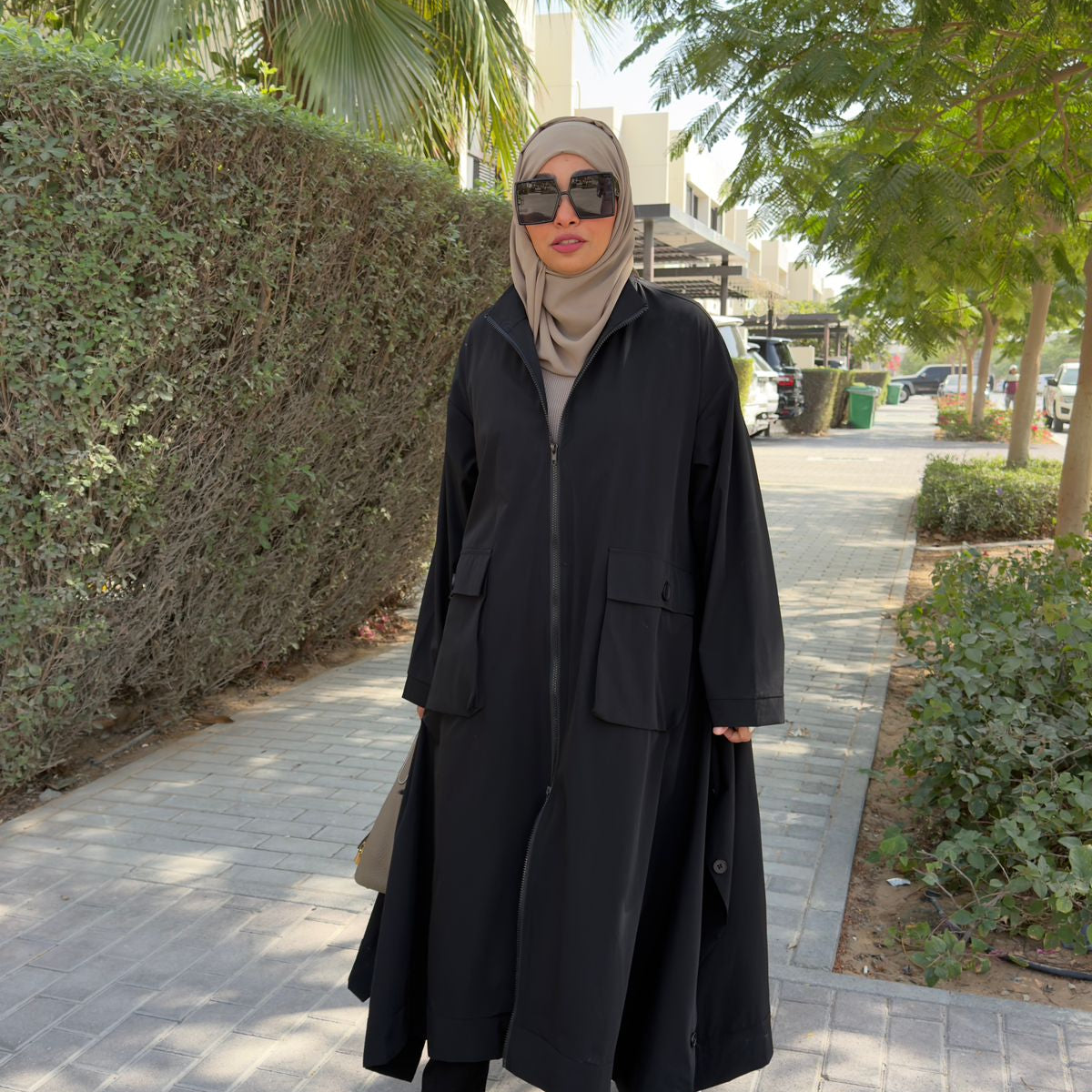 Luxury Maxi Coat - Light Beige - Coats & Jackets for Women in Dubai ...
